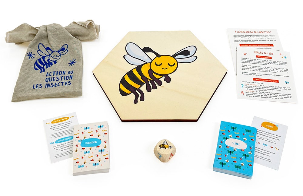 Jeu géant pour découvrir les insectes