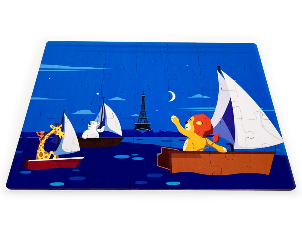 Puzzles en bois géants - Les Petits Mousses | Sloli